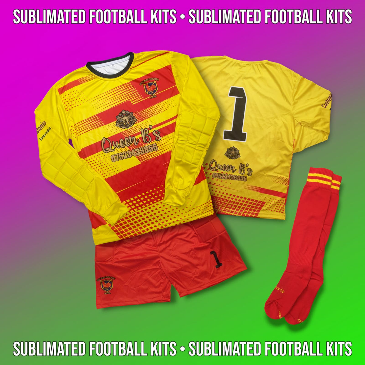 Croesy Sublimated Kit – Customise 'R' Us